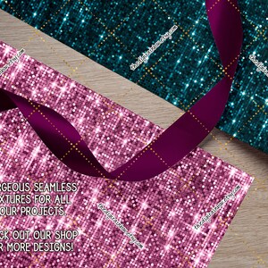 155 SEAMLESS Sequin Digital Paper Rainbow Disco Sequin Background ...