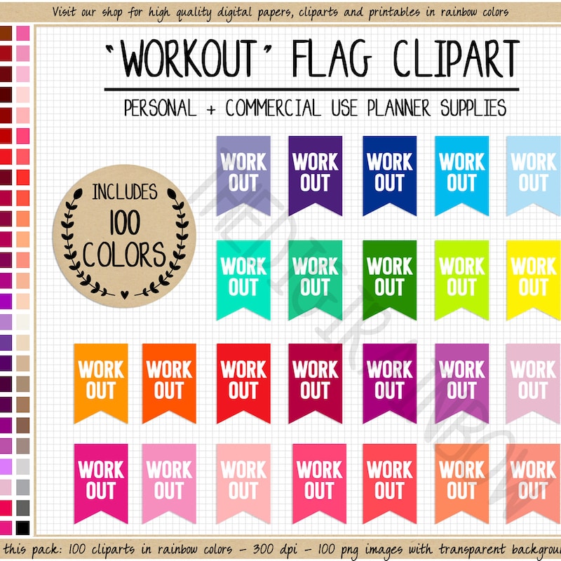 Workout Stickers - Etsy