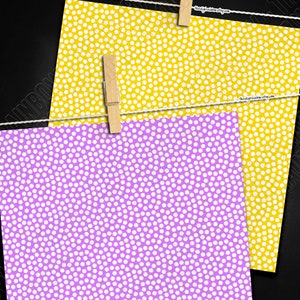 100 SEAMLESS Confetti Digital Paper Rainbow Polka Dot Background Party ...