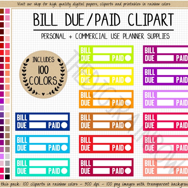Money Planner Stickers - Etsy