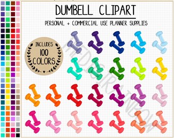 Weight Lifting Stickers Workout Planner Stickers Barbell - Etsy