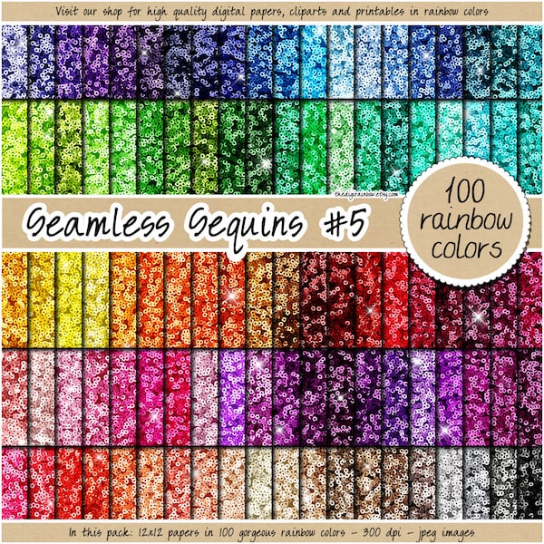 Glitter Digital Paper - Etsy