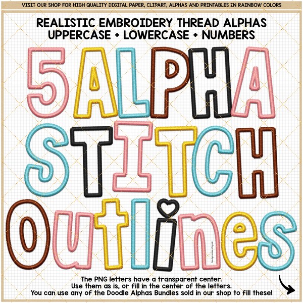 Stitch Outline Png - Etsy