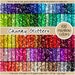 155 SEAMLESS Sequin Digital Paper Rainbow Disco Sequin Background ...