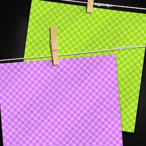 100 Seamless Tinted Checkerboard Digital Paper Checker Pattern ...