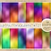 SALE Foil Digital Paper Rose Gold Digital Paper Rainbow Metallic ...