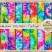SEAMLESS Glitter Tie Dye Digital Paper Rainbow Gradient Texture ...