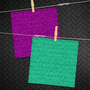 SALE 100 Glitter Chevron Digital Paper Rainbow Glitter Digital | Etsy