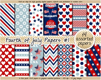 4th of July Papers | Etsy