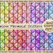 100 SEAMLESS Dog Digital Paper White Bone Pattern Dog Print Rainbow Pet ...