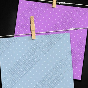 100 SEAMLESS Tinted Polkadot Digital Paper Rainbow Background Clipart ...