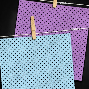 100 Black Polka Dot Digital Paper Polka Dot Clipart Printable Seamless ...