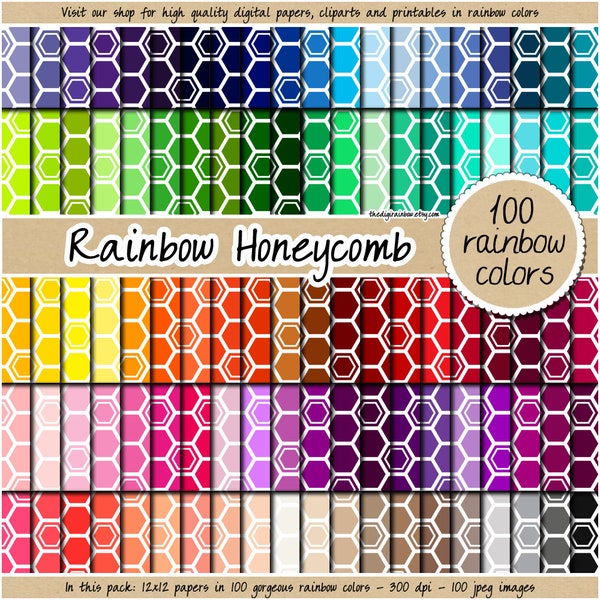 Honeycomb Background - Etsy