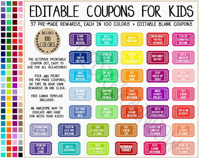 Printable Reward Cards, You Were Caught Cards, Good Behavior Coupons ...