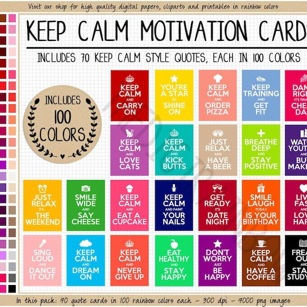 Keep Calm Quotes - Etsy