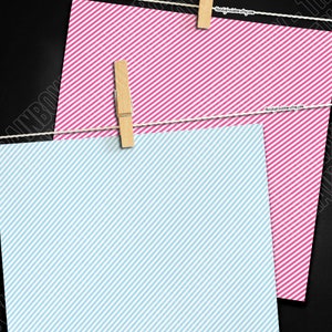 100 SEAMLESS Diagonal Stripe Digital Paper Rainbow Scrapbook Paper ...