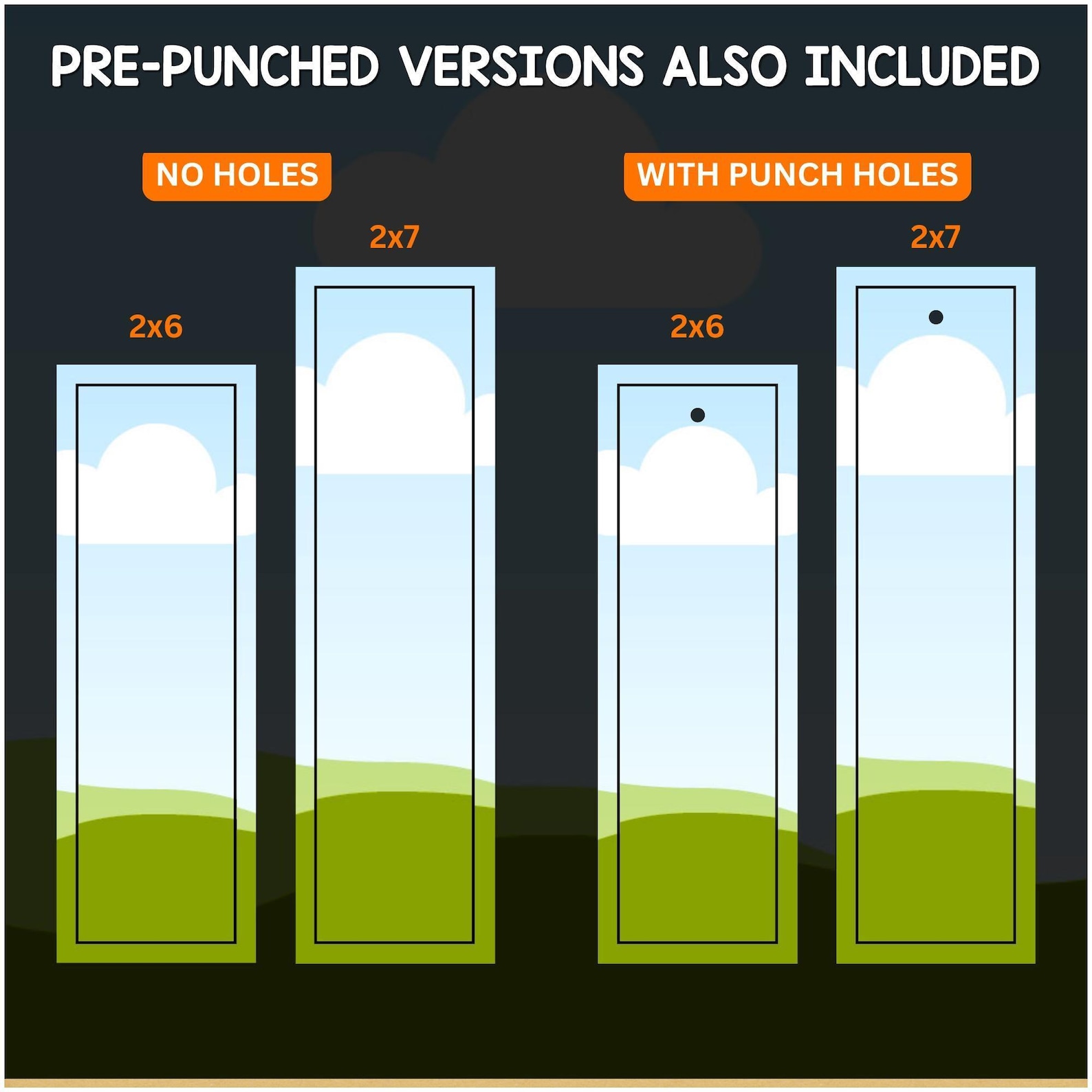 CANVA Bookmark Template, Drag and Drop Editable CANVA Frame Bundle ...