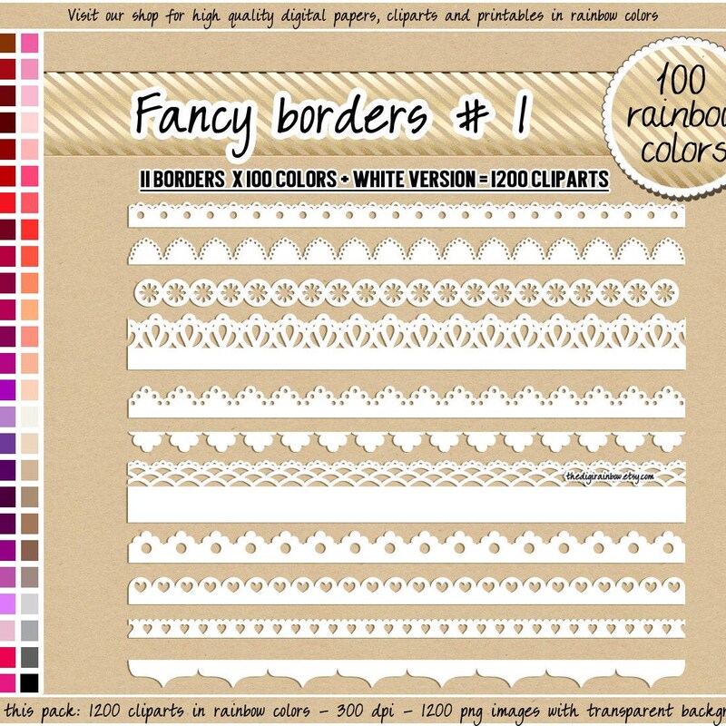 Scallop Border - Etsy