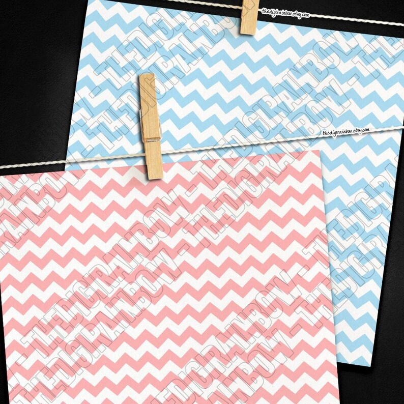 100 Seamless Chevron Digital Paper Rainbow Large Chevron Background ...