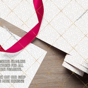 SEAMLESS White Wedding Digital Paper Damask Background Elegant Lace ...