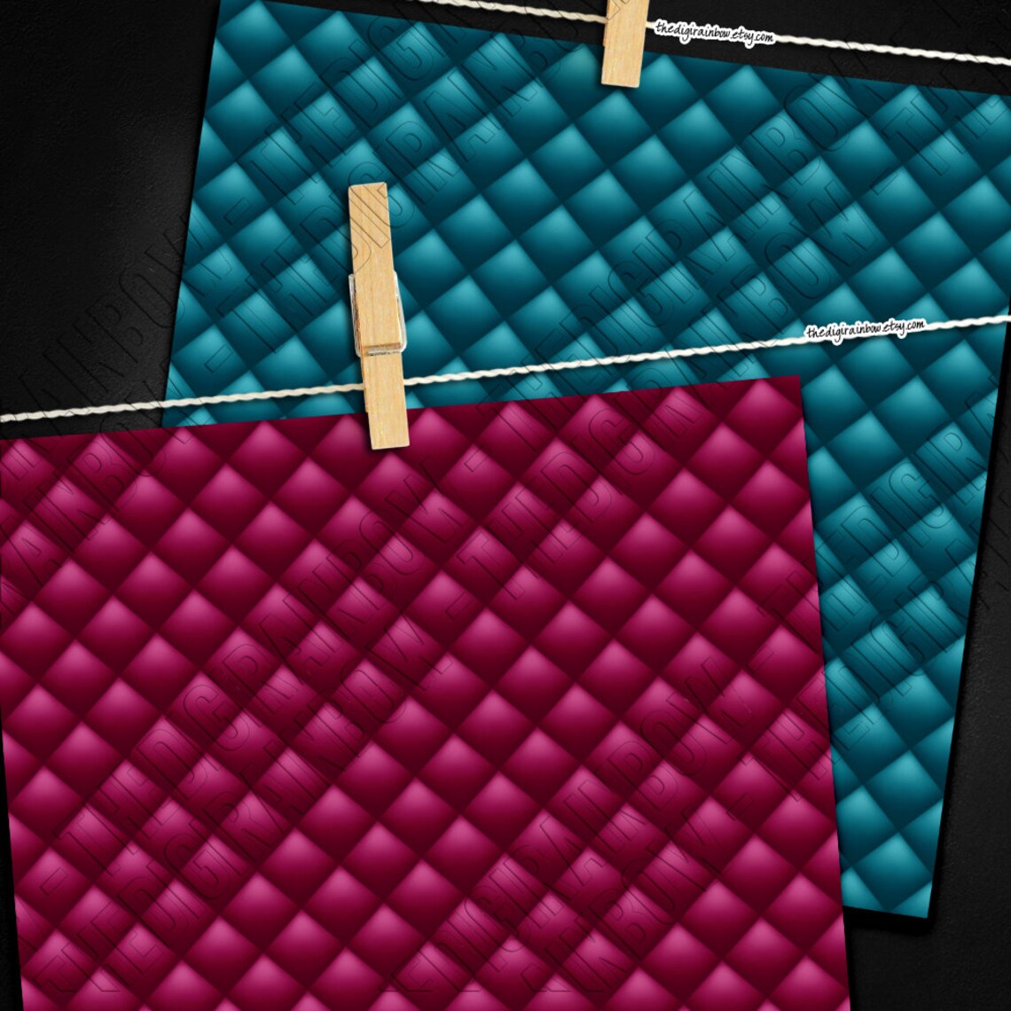 SALE 100 Seamless Quilted Digital Paper Leather Digital Paper - Etsy