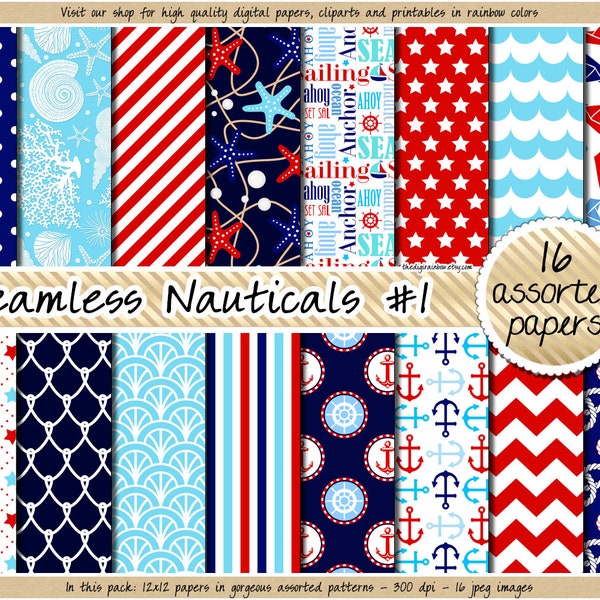 Nautical Paper - Etsy
