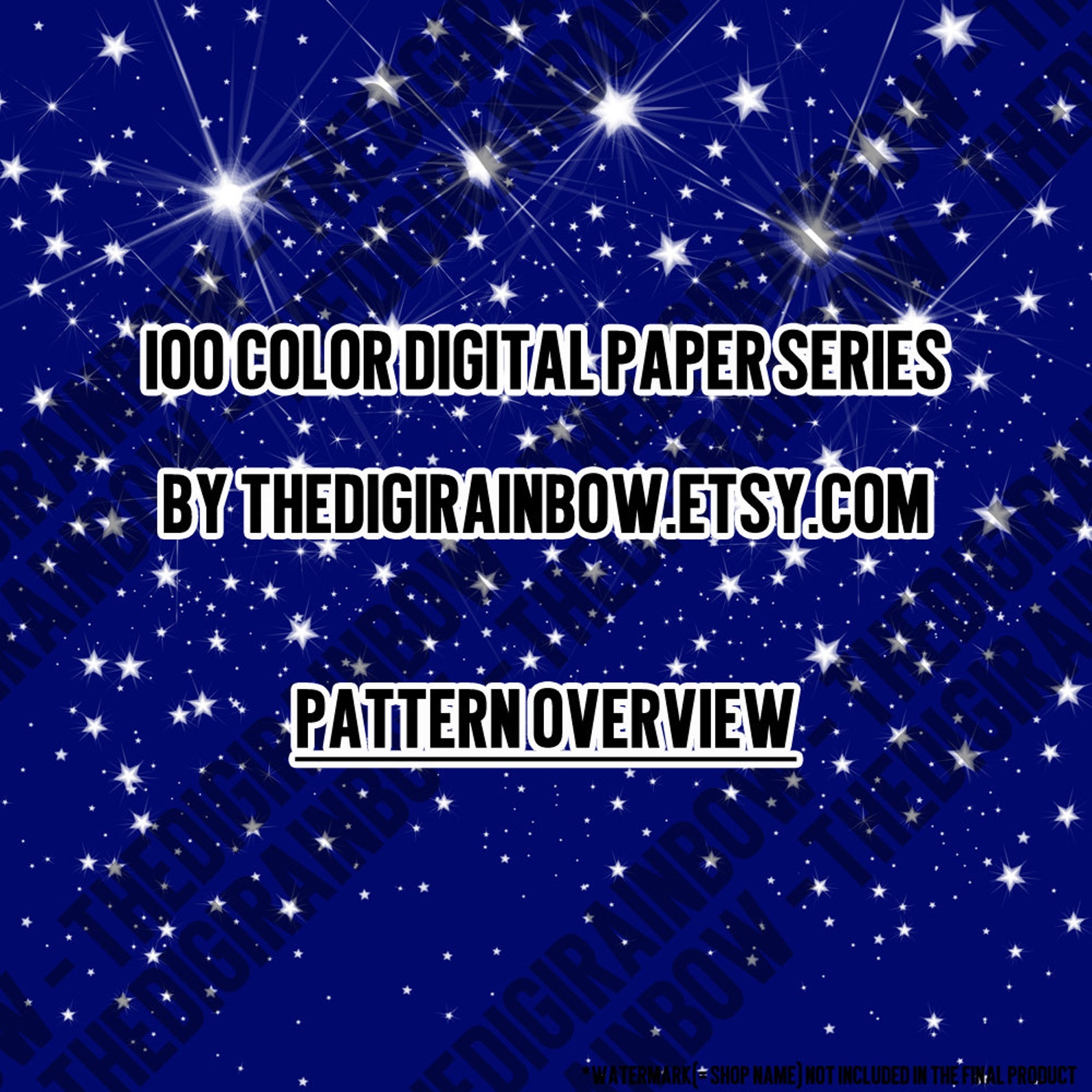 100 Star Digital Paper Starry Night Digital Papers Night Sky - Etsy