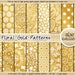 SALE Gold Digital Paper Golden Digital Paper Gold Foil - Etsy