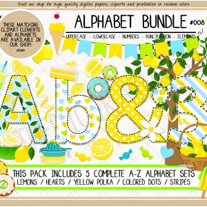 SALE Lemon Digital Paper Lemonade Digital Paper Fruit Digital Paper Ice ...