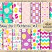 SALE Baby Girl Digital Paper Purple and Pink Digital Paper Baby Shower ...
