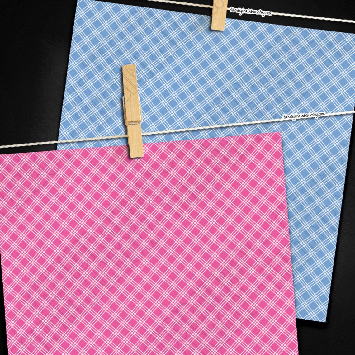100 Plaid Digital Paper Rainbow Plaid Pattern Plaid Kitchen - Etsy