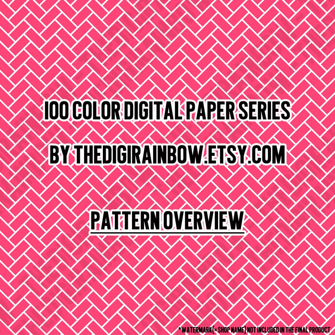 100 Brick Digital Paper Rainbow Brick Background Brick Pattern - Etsy