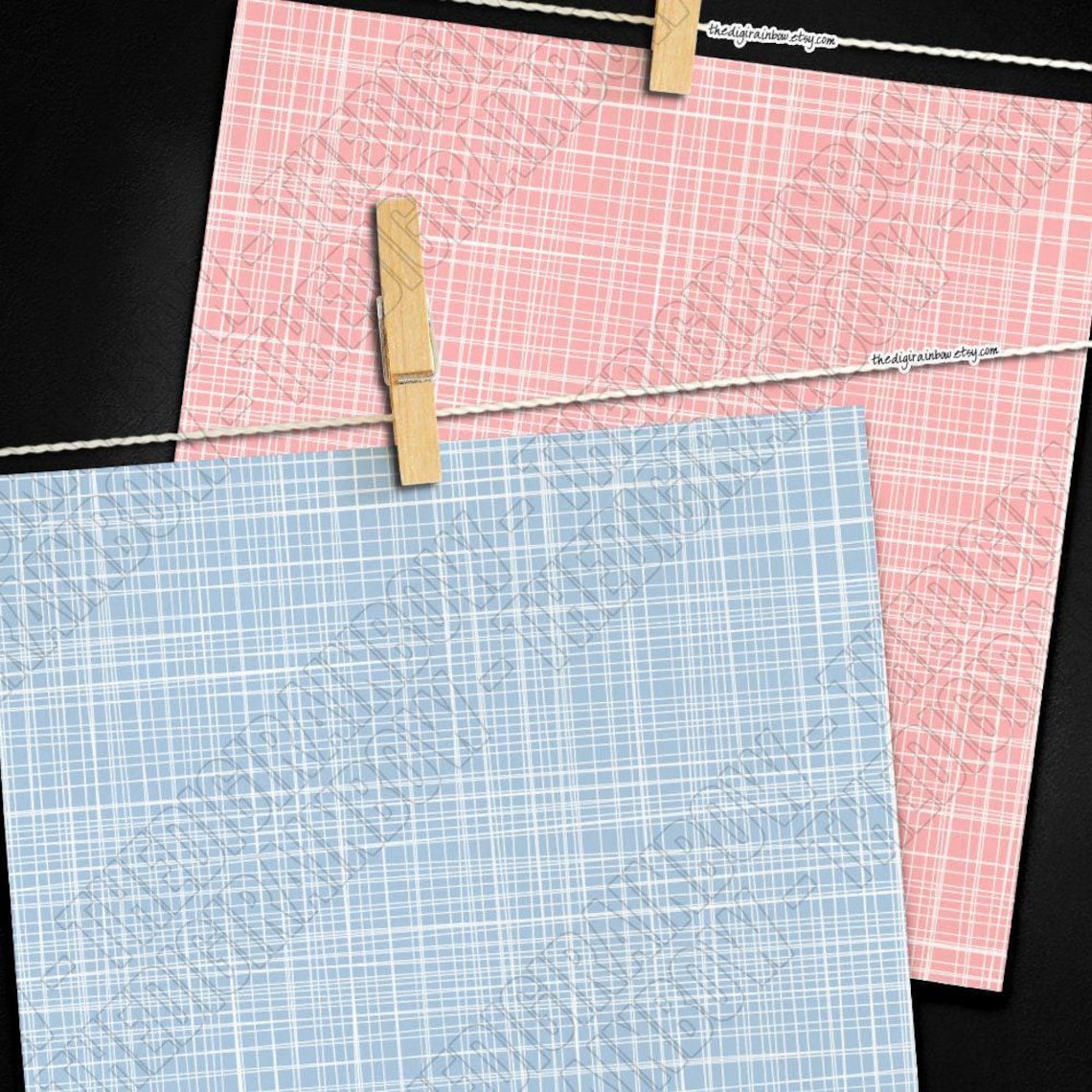 100 Crosshatch Digital Paper Fabric Digital Paper Rainbow Digital ...