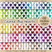 100 Rainbow Big Heart Digital Paper Seamless Valentine's - Etsy