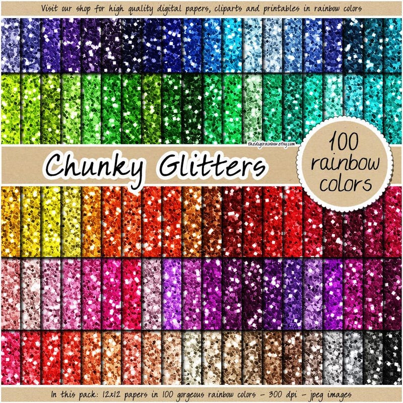 Chunky Glitter - Etsy