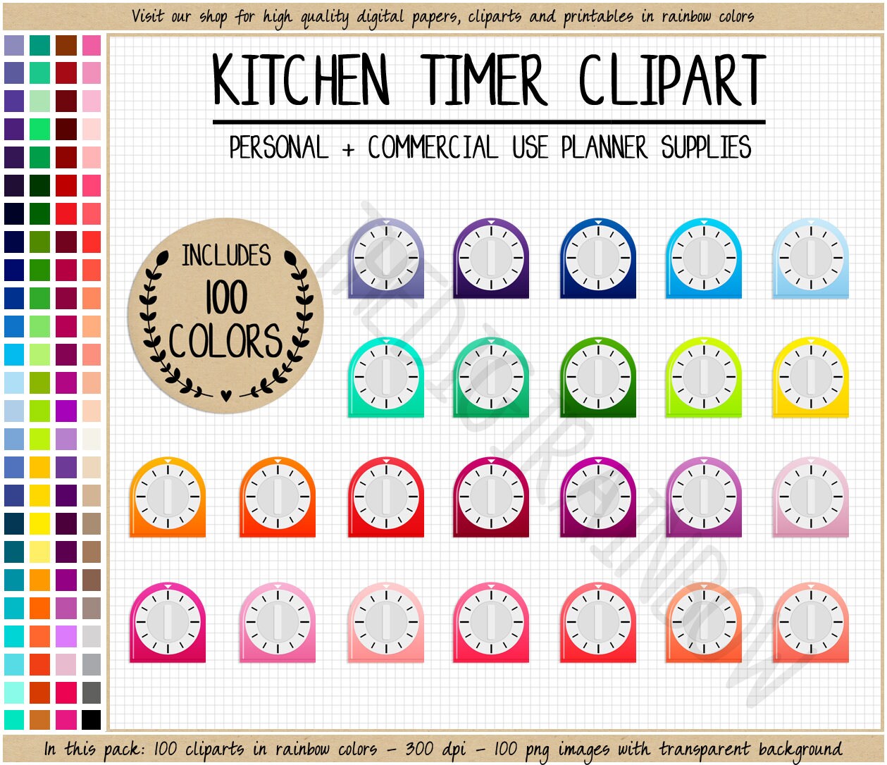 Kitchen Timer Clipart