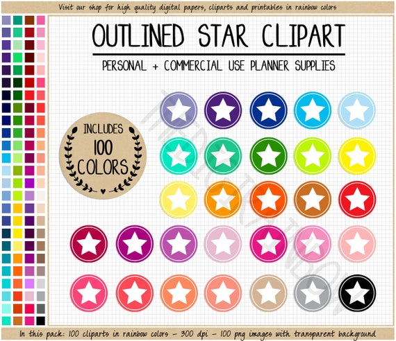 Printable Star Stickers