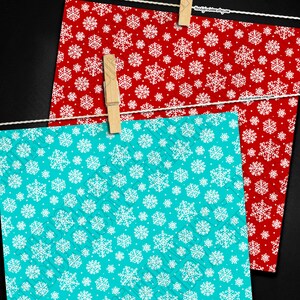 100 Seamless Snowflake Digital Paper Frozen Digital Paper Printable ...