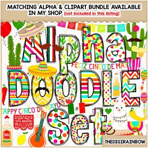 SALE Cinco De Mayo Digital Paper Cinco De Mayo Clipart Cinco De Mayo ...