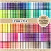 100 Crosshatch Digital Paper Fabric Digital Paper Rainbow Digital ...