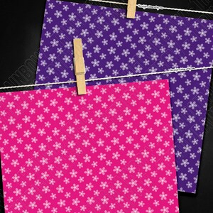 100 SEAMLESS Tinted Daisy Digital Paper White Floral Pattern Minnie ...