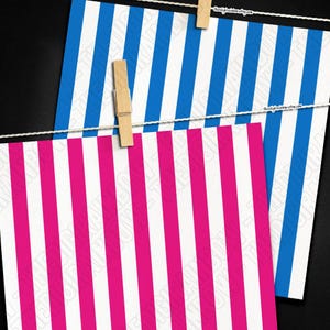 100 SEAMLESS Large Vertical Striped Digital Paper Stripes Digital ...