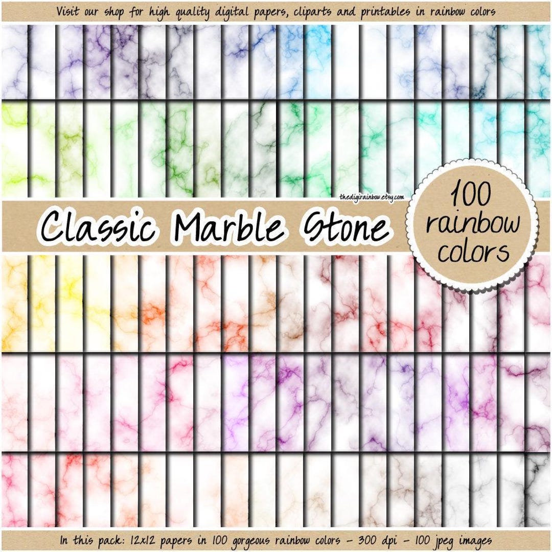 SALE 100 Marble Digital Paper Marble Backdrop Marble Stone Digital ...