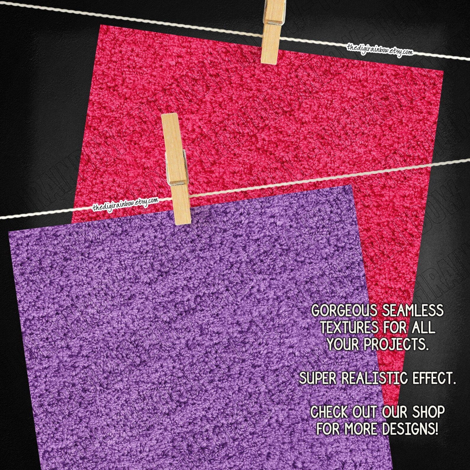 100 Chenille Digital Paper Realistic Wool Background Seamless Fabric ...