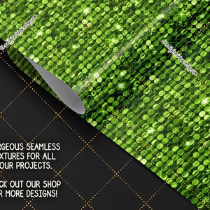 100 SEAMLESS Disco Sequin Digital Paper Rainbow Luxury Metallic Sequin ...
