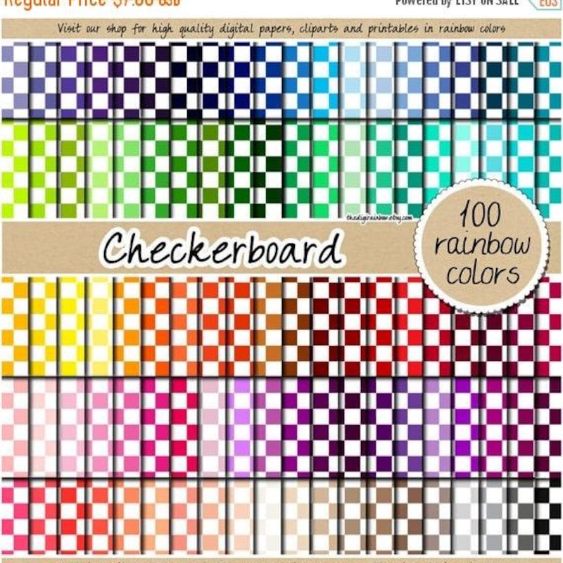 Checker Pattern - Etsy