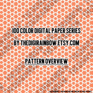 100 Rainbow Moroccan Digital Paper Quatrefoil Digital Paper - Etsy