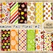 SALE Apple Digital Paper Fall Pattern Thanksgiving Background Boho ...