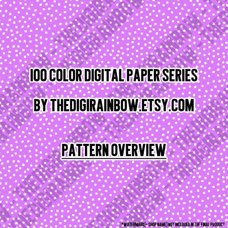 100 Snow Digital Paper Rainbow Confetti Digital Paper Polka Dot Digital ...