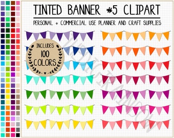 50 Rainbow Ribbon Banner Clipart Banners Digital - Etsy